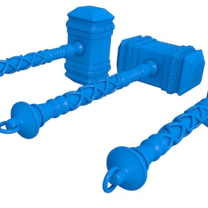 Battle Hammer Stl File / Printable Stl File Foprinters, Hammer Stl File ...