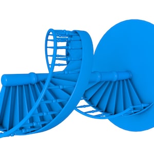 Spiral Stair Stl File / Printable Stl File for 3d Printers, Spiral ...