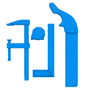 Construction Tools Stl File / Printable Measure Stl File,printer , Pull ...