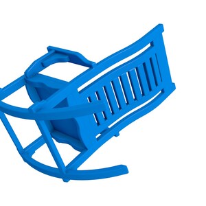 Rocking Chair Stl File / Printable Stl File for 3d Printers, Rocking ...