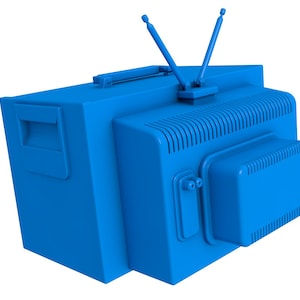 TV Trinitron Stl File / TV Trinitron Printers / Retro Television Stl ...