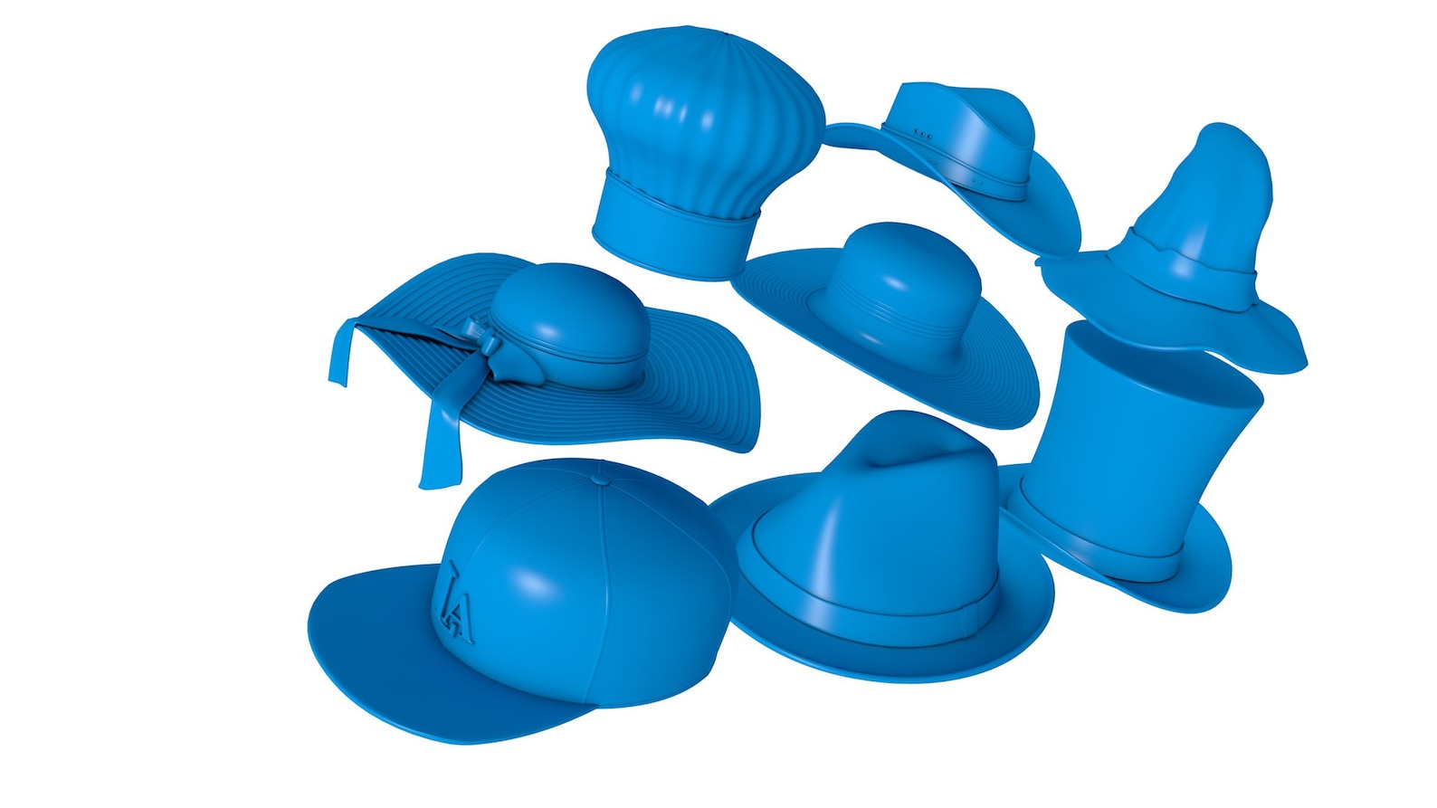 Hat Collection Stl File / Printable Halloween Hats Stl File,printer ...