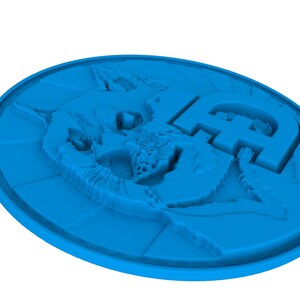 Dogecoin Stl File / Printable Stl File for 3d Printers, Home Crown Stl ...