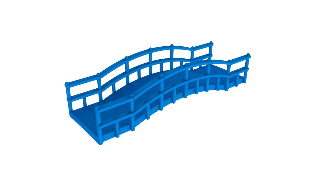 Wooden Bridge File / Printable Stl File for 3d Printers, Plastic Bridge ...