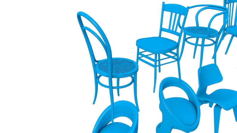 Chair Collection Stl File / Printable Stl File for 3d - Etsy