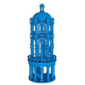 Renaissance Tower Stl File / Printable Stl File Foprinters,building Stl ...