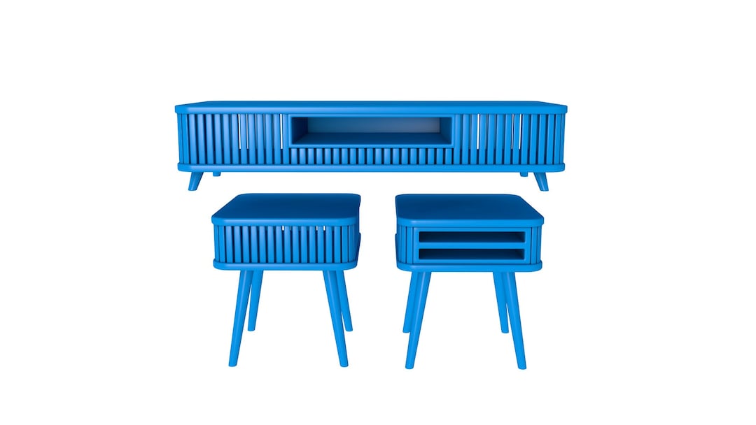 Tvstand Stl File / Printable Stl File for 3d, Furniture Printer ...