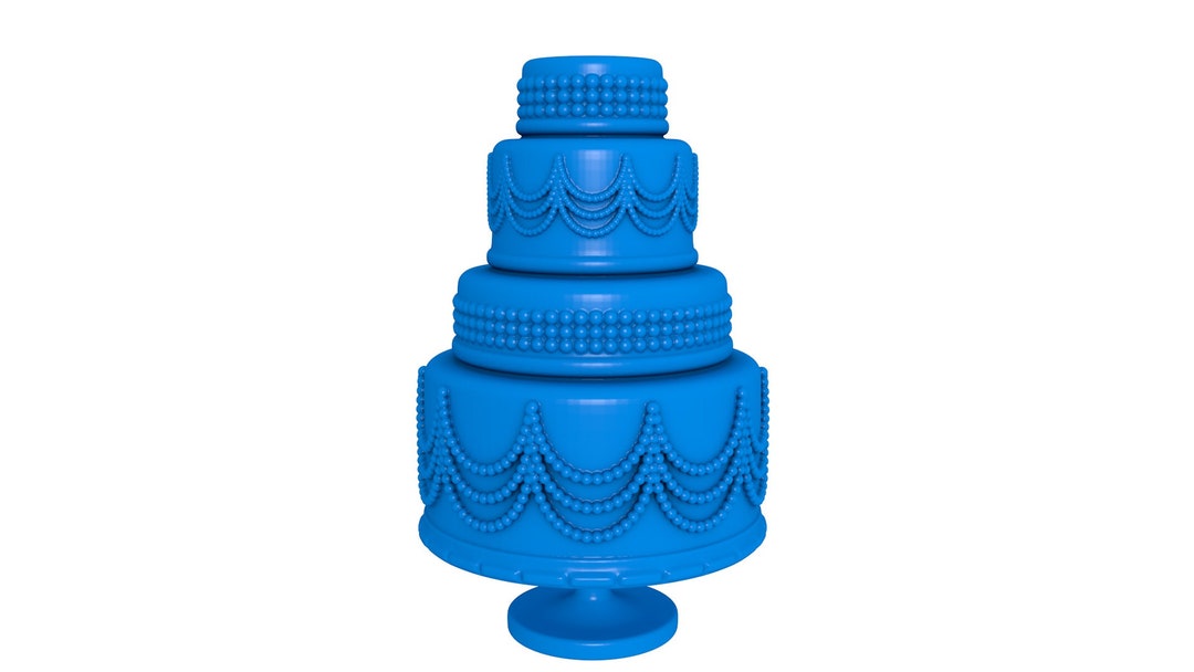 Wedding Cake Stl File /wedding Cake Printers, Cake Stl File - Etsy