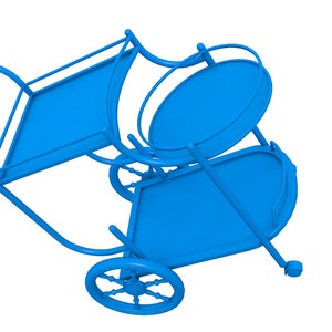 Serving Trolley Stl File / Printable Stl File for 3d, Trolley Printer ...