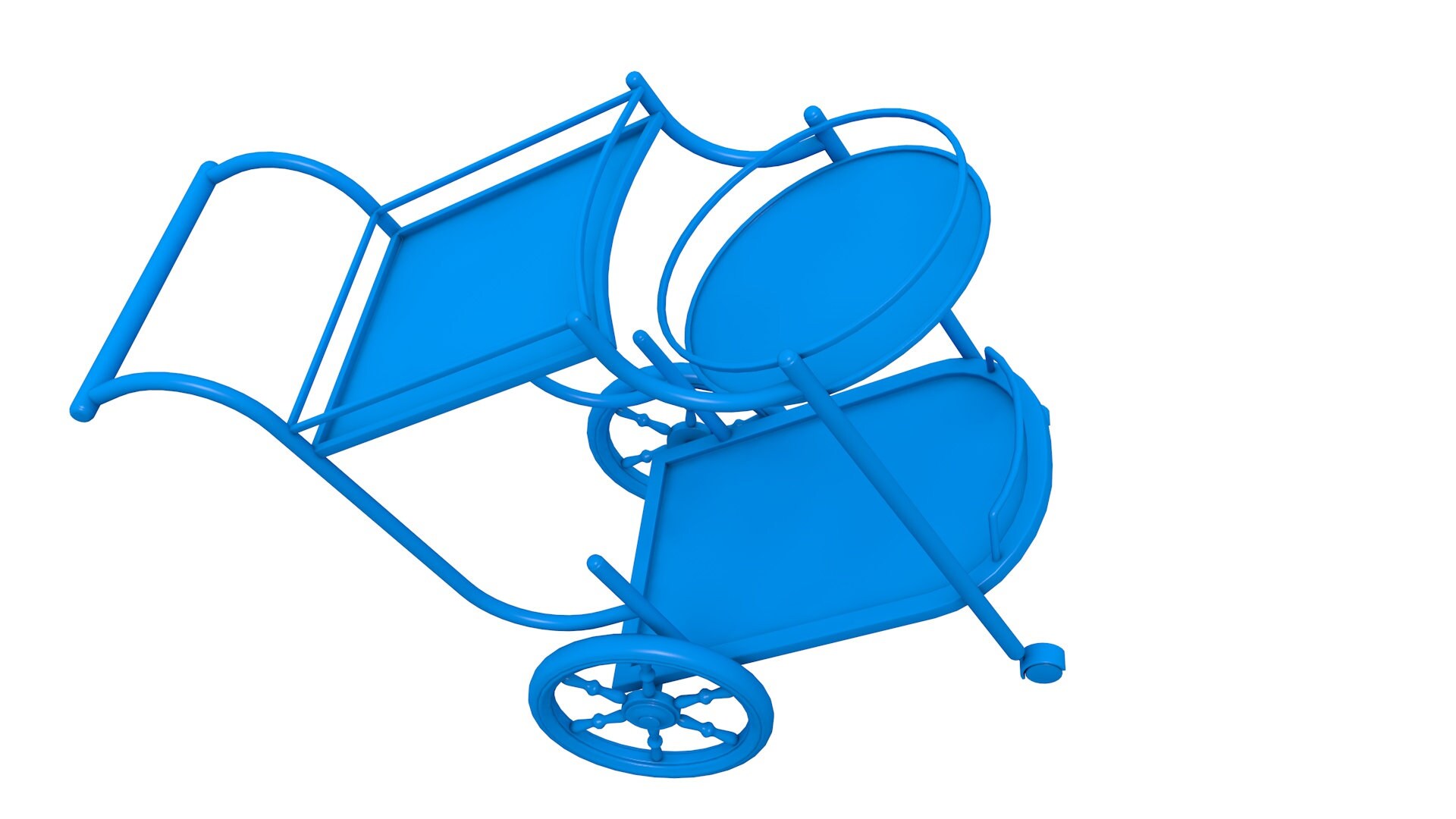 Serving Trolley Stl File / Printable Stl File for 3d, Trolley Printer ...