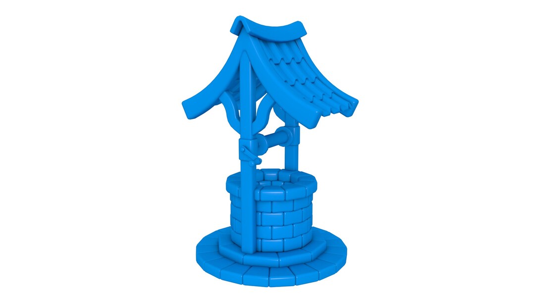 Stylized Wishing Well Stl File / Printable Stl File for 3d Printers ...