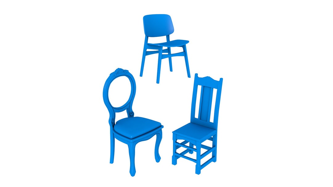 Chair Stl File / Printable Stl File for 3d Printers, Home Decoration ...