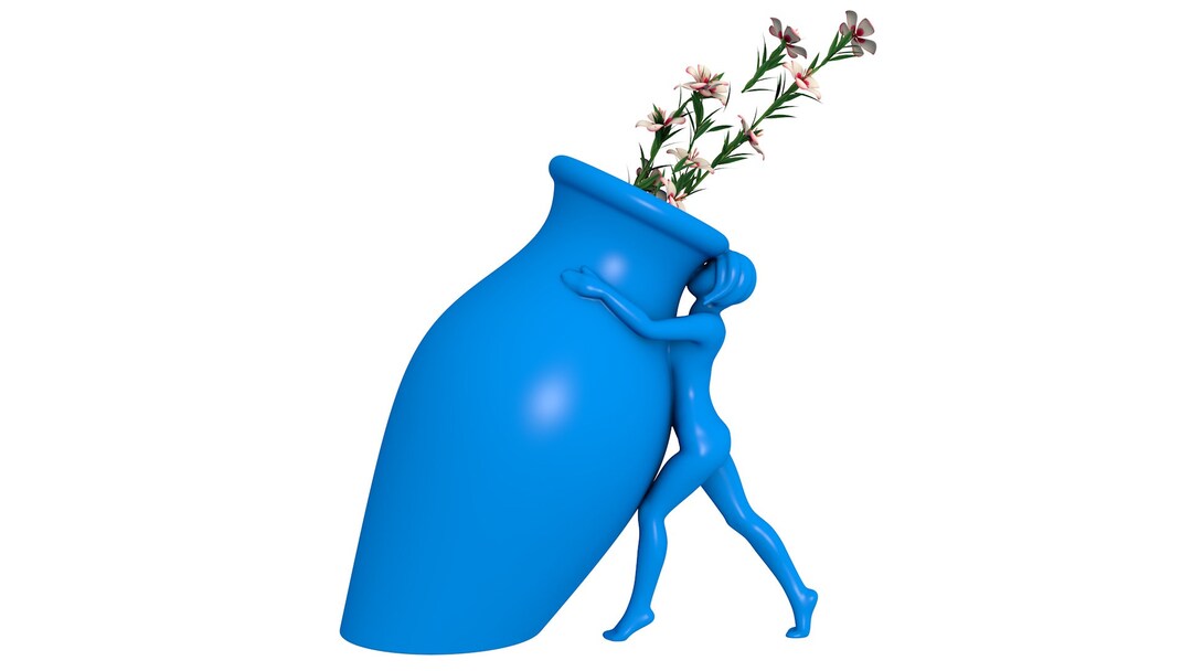 Flower Vase Stl File / Printable Stl File for 3d Printers, Home ...