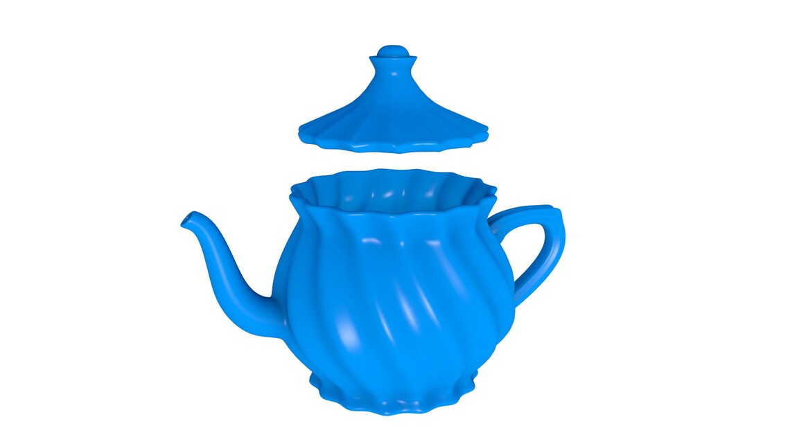 Tea Set Stl File / Printable Stl File for 3d Printers Classic - Etsy
