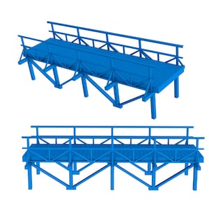 Wooden Bridge File / Printable Stl File for 3d Printers, Plastic Bridge ...