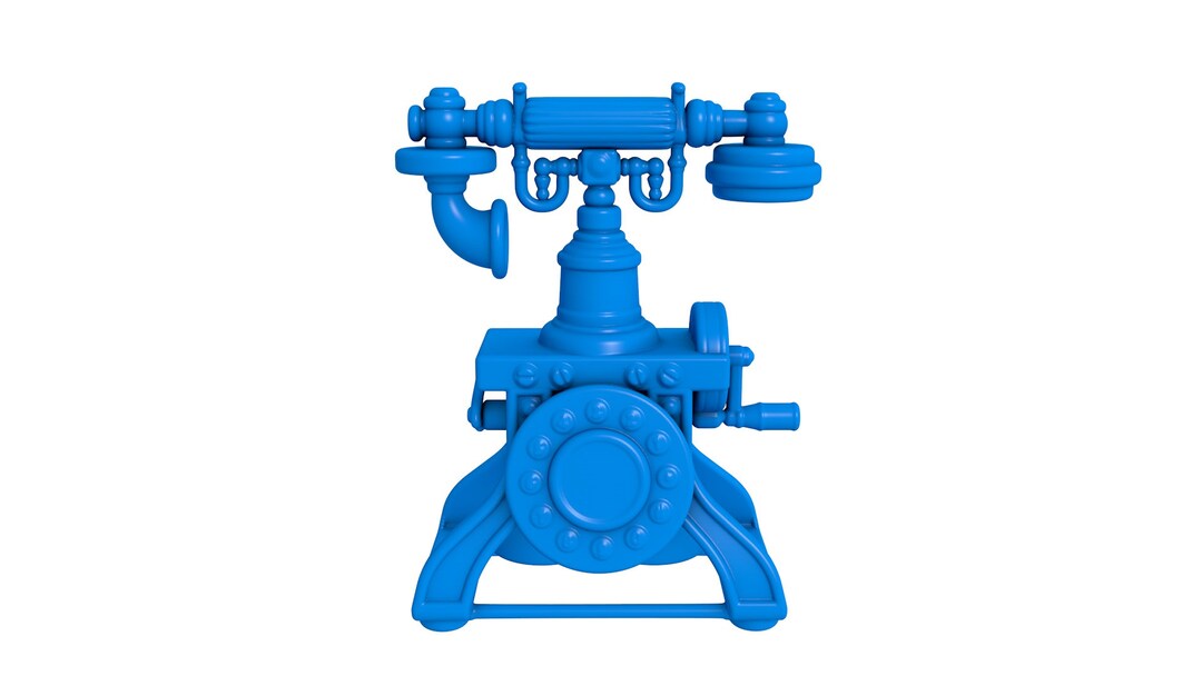 Retro Telephone Stl File / Rotary Phones Printers / Upright Telephone ...
