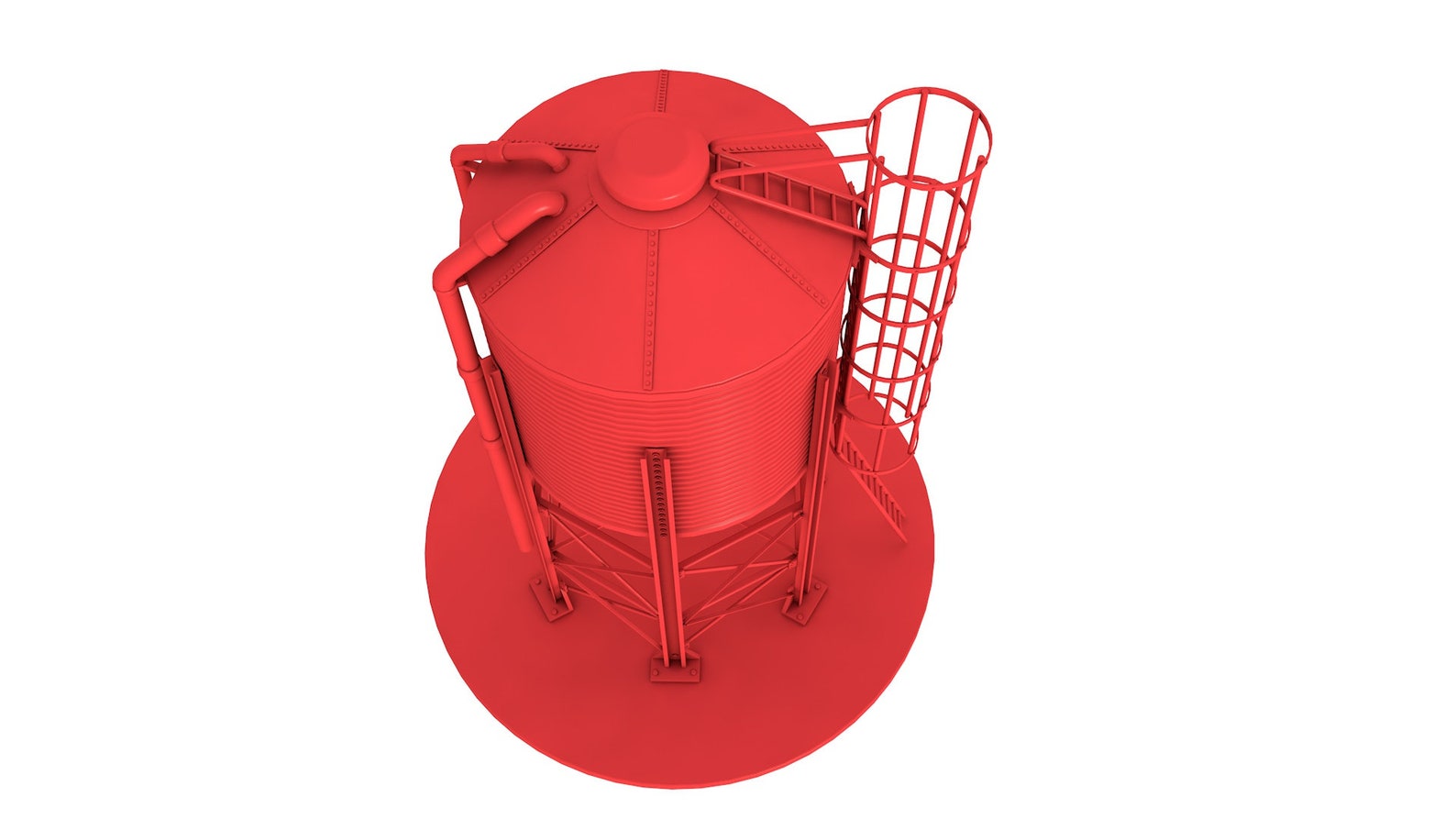 Grain Silo Stl File / Printable Stl File for 3d Printers, Home ...