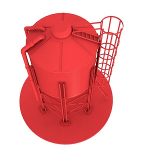 Grain Silo Stl File / Printable Stl File for 3d Printers, Home ...