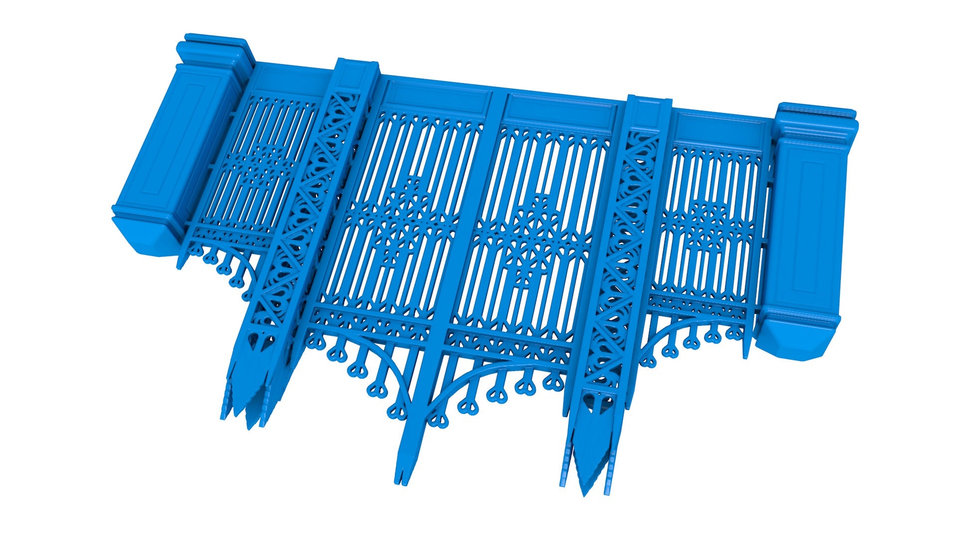 Classic Iron Gate Stl File / Printable Stl File for 3d - Etsy Canada