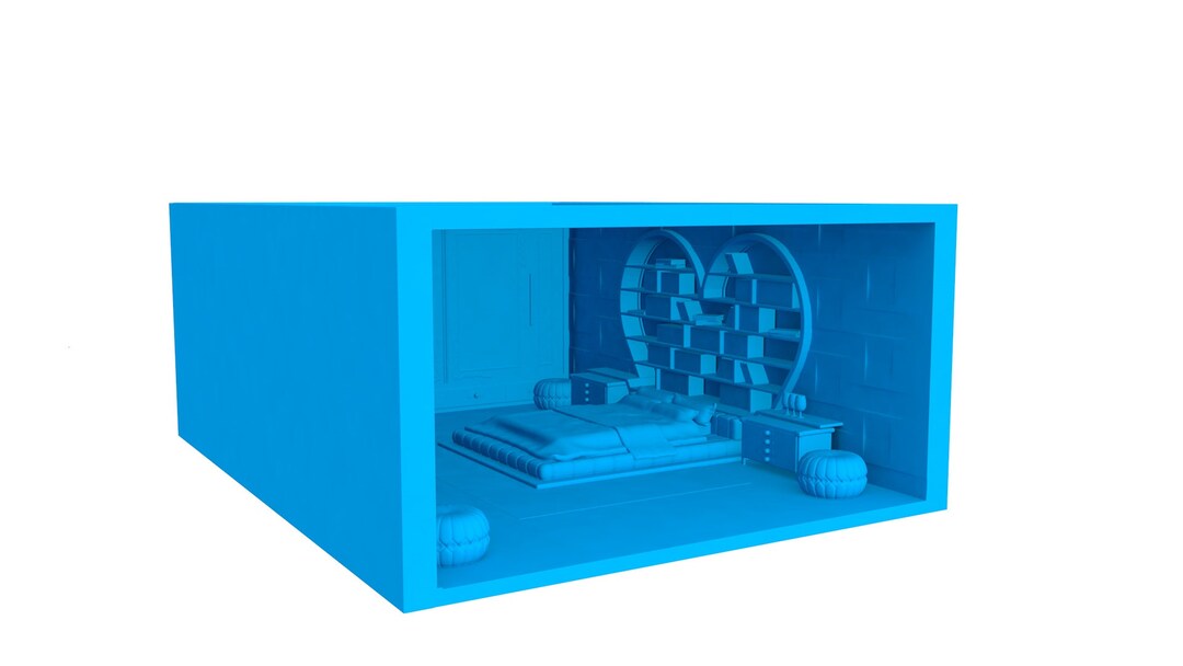 Bedroom Stl File / Printable Stl File for 3d Printers, Home Decoration ...