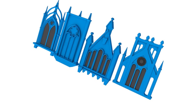 Gothic Window Stl File / Printable Stl File for 3d - Etsy