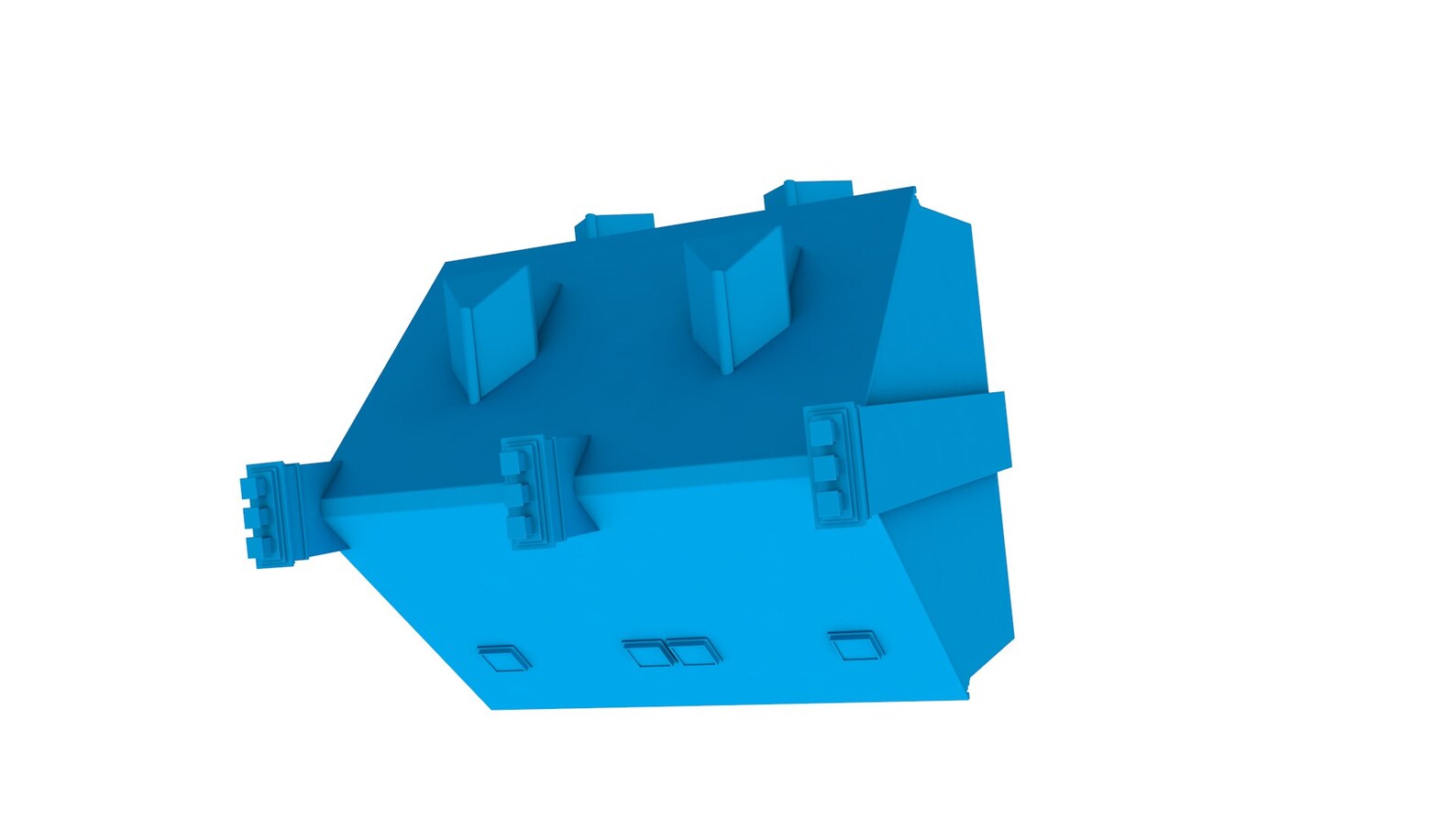 English Brick House Stl File / Printable Stl File Foprinters,building ...