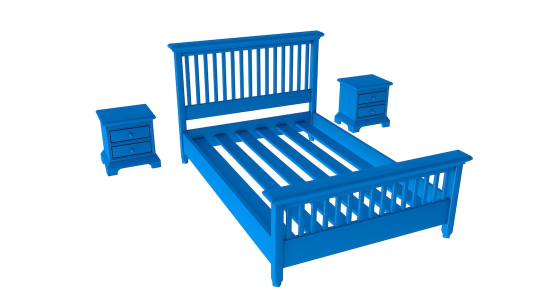 Bedroom Furniture Set Stl File / Printable Stl File for 3d Printers ...