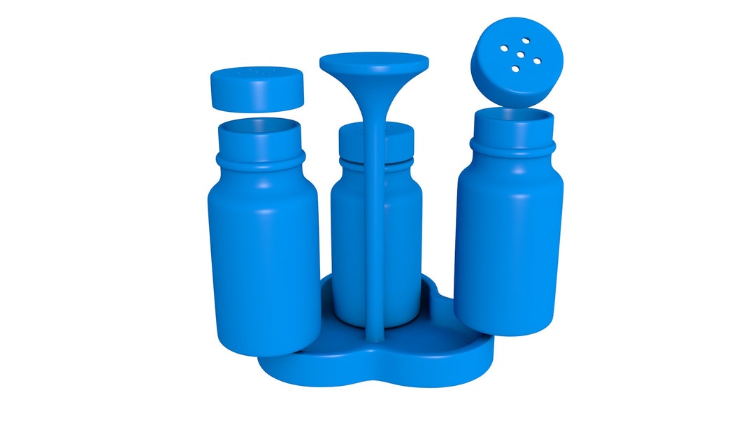 Shaker Rack Stl File / Printable Stl File for 3d Printers, Pepper ...