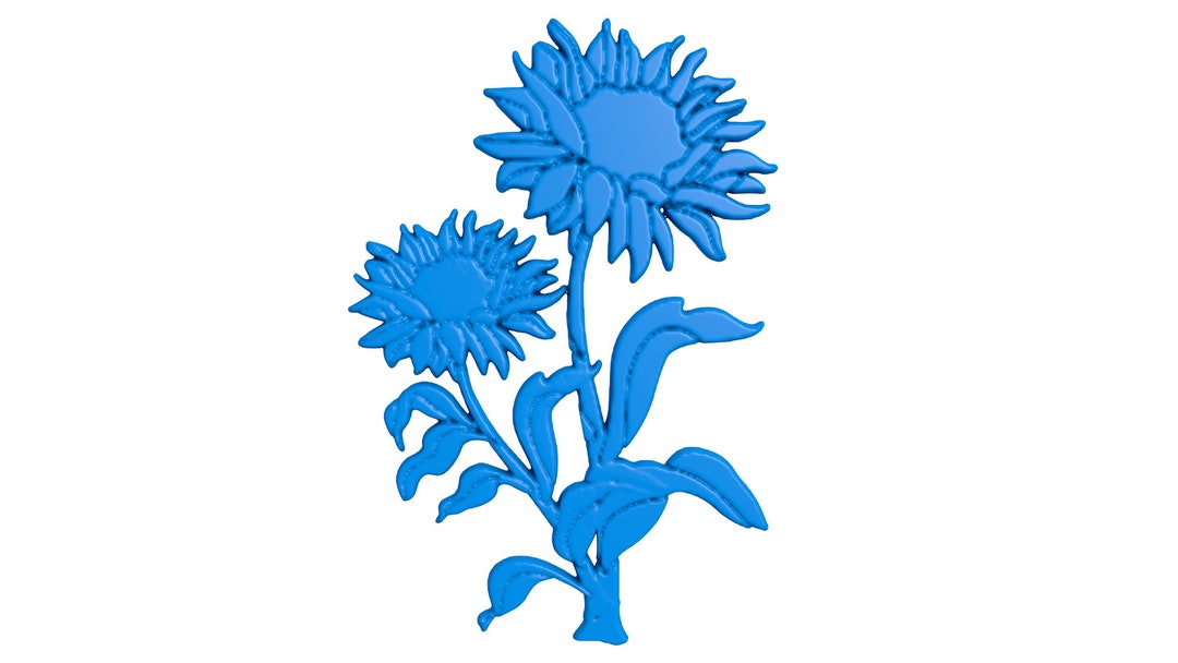 CNC Router Sunflower Stl File / Printable Stl File for 3d Printers ...