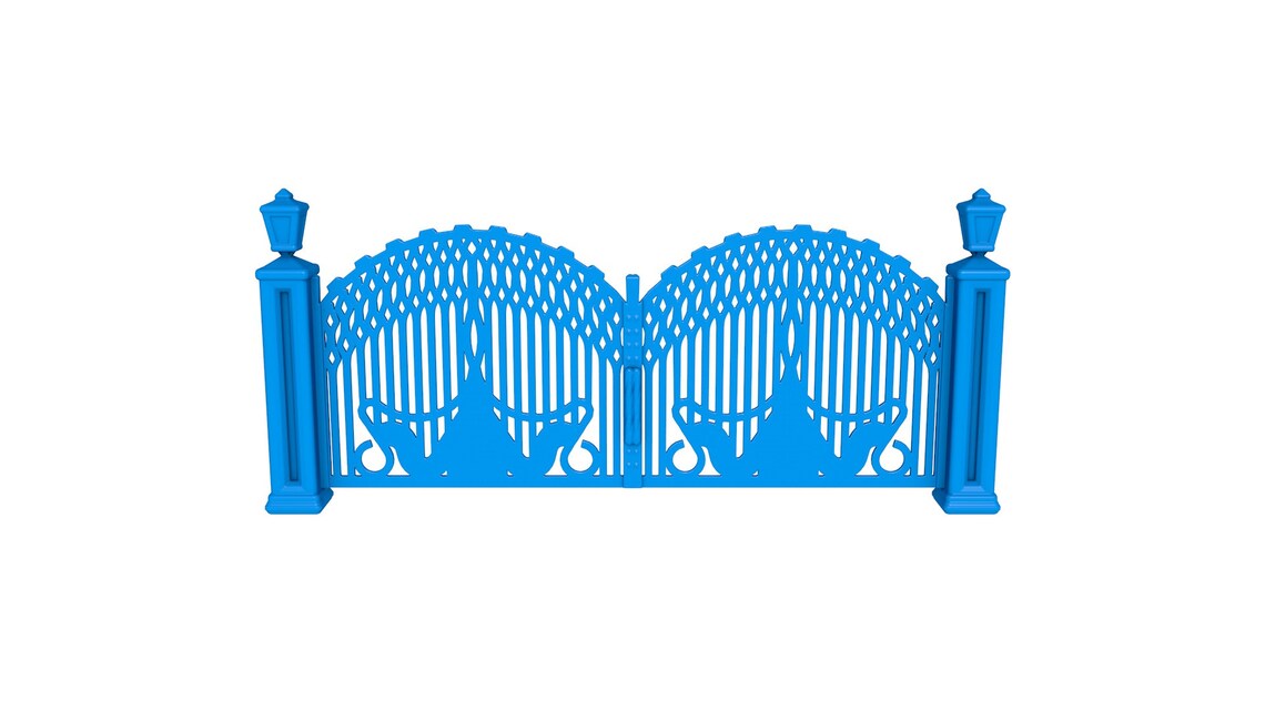 Classic Iron Gate Stl File / Printable Stl File for 3d Printers ...