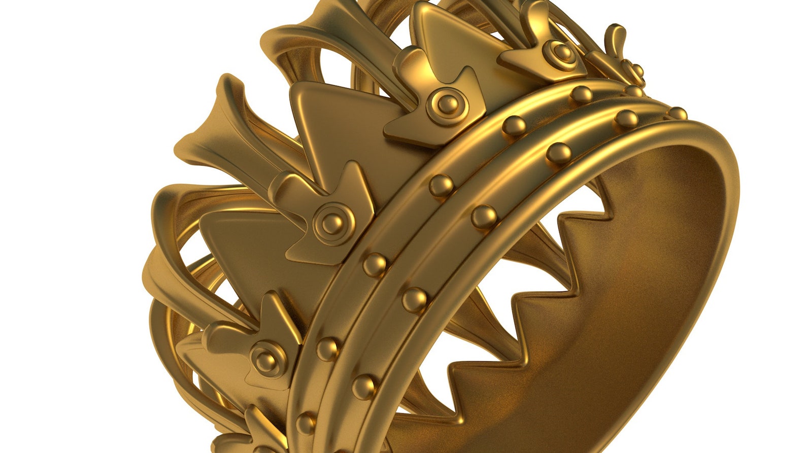 Gold Crown Stl File / Printable Stl File for 3d Printers, Home Crown ...