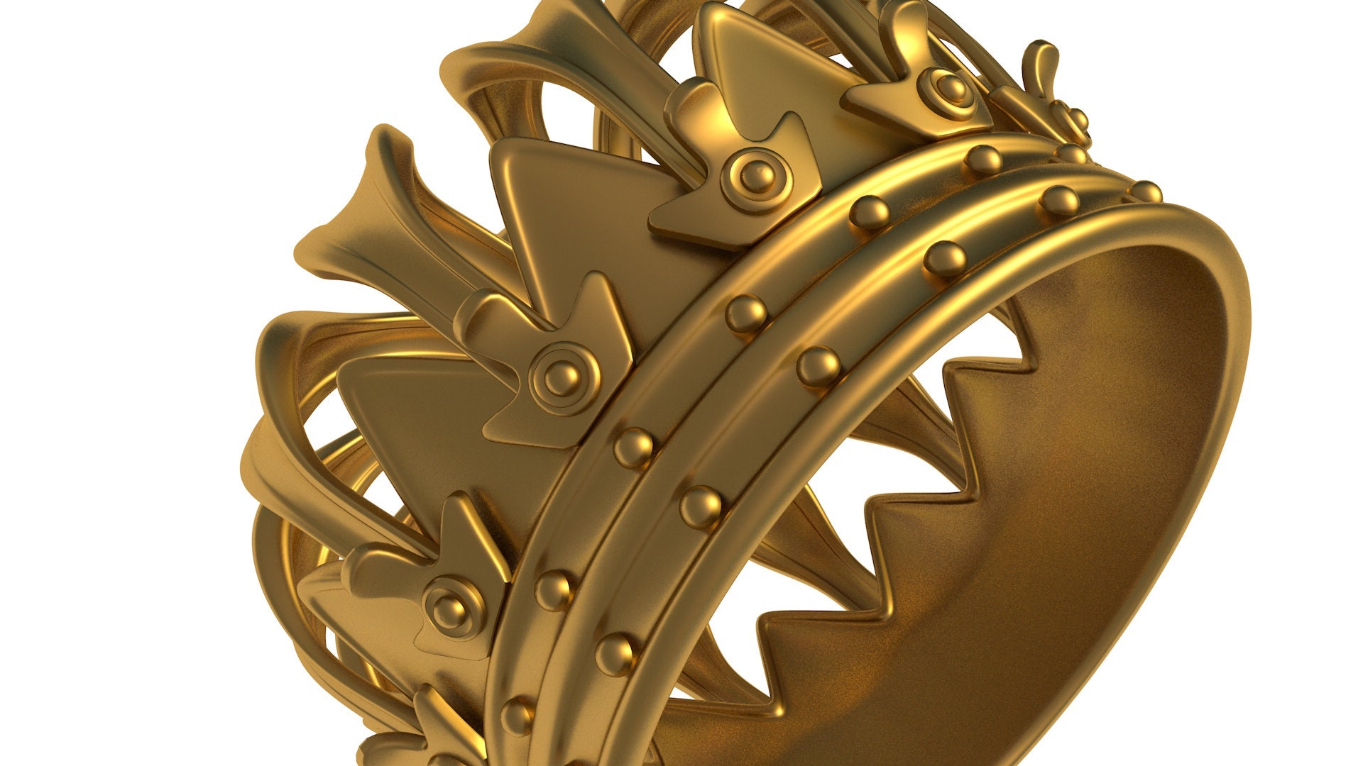 Gold Crown Stl File / Printable Stl File for 3d Printers Home - Etsy India