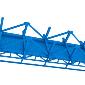 Wooden Bridge File / Printable Stl File for 3d Printers, Plastic Bridge ...