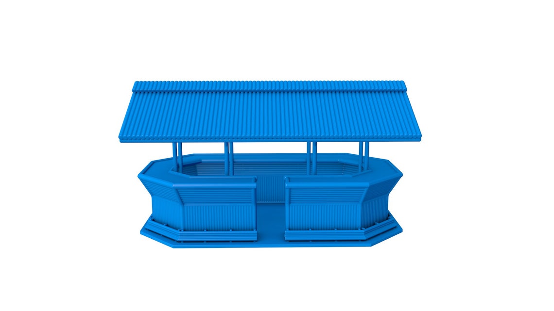 Tiki Bar Stl File / Printable Stl File Foprinters, Tiki Bar Printer ...