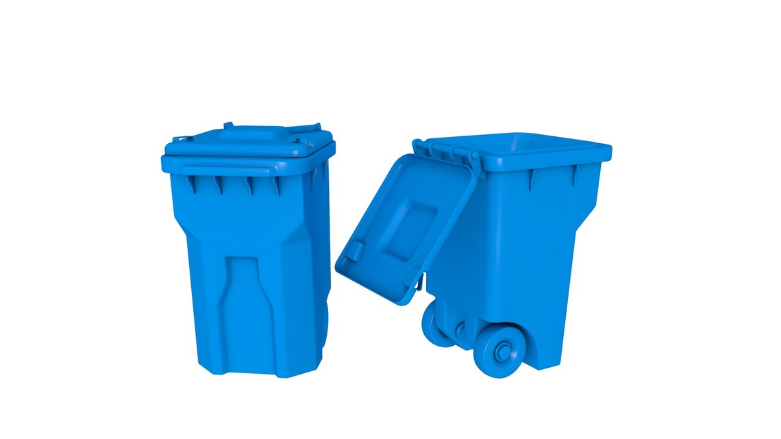 Plastic Trash Can Stl File / Printable Stl File Foprinters - Etsy