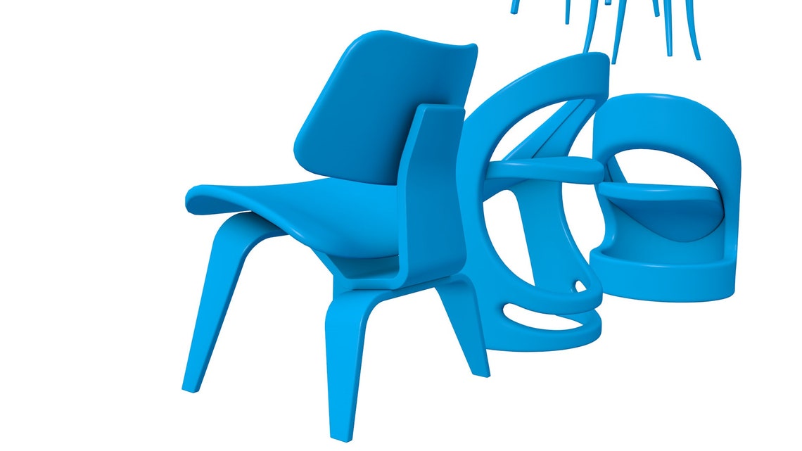 Chair Collection Stl File / Printable Stl File for 3d | Etsy