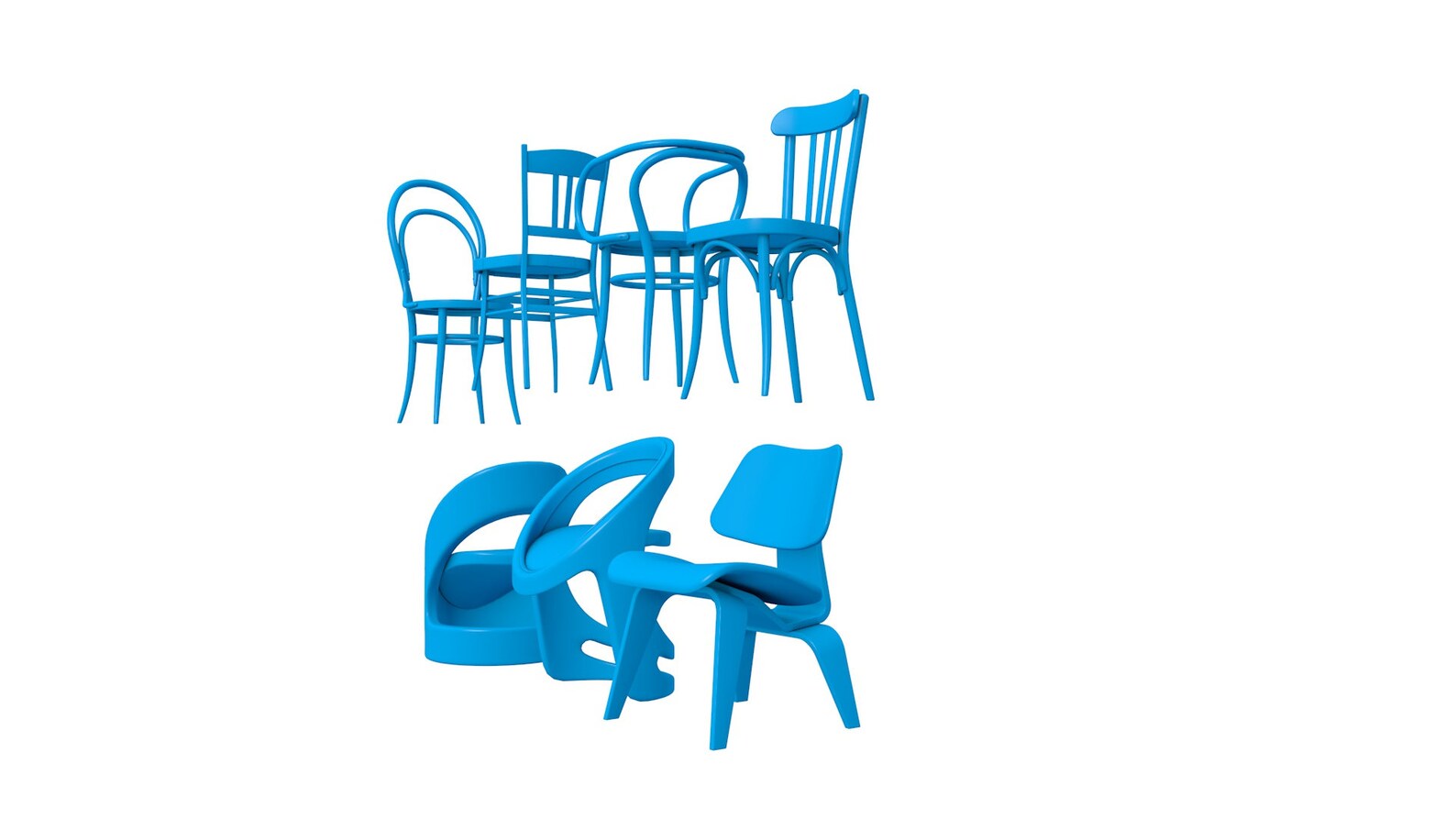 Chair Collection Stl File / Printable Stl File for 3d | Etsy