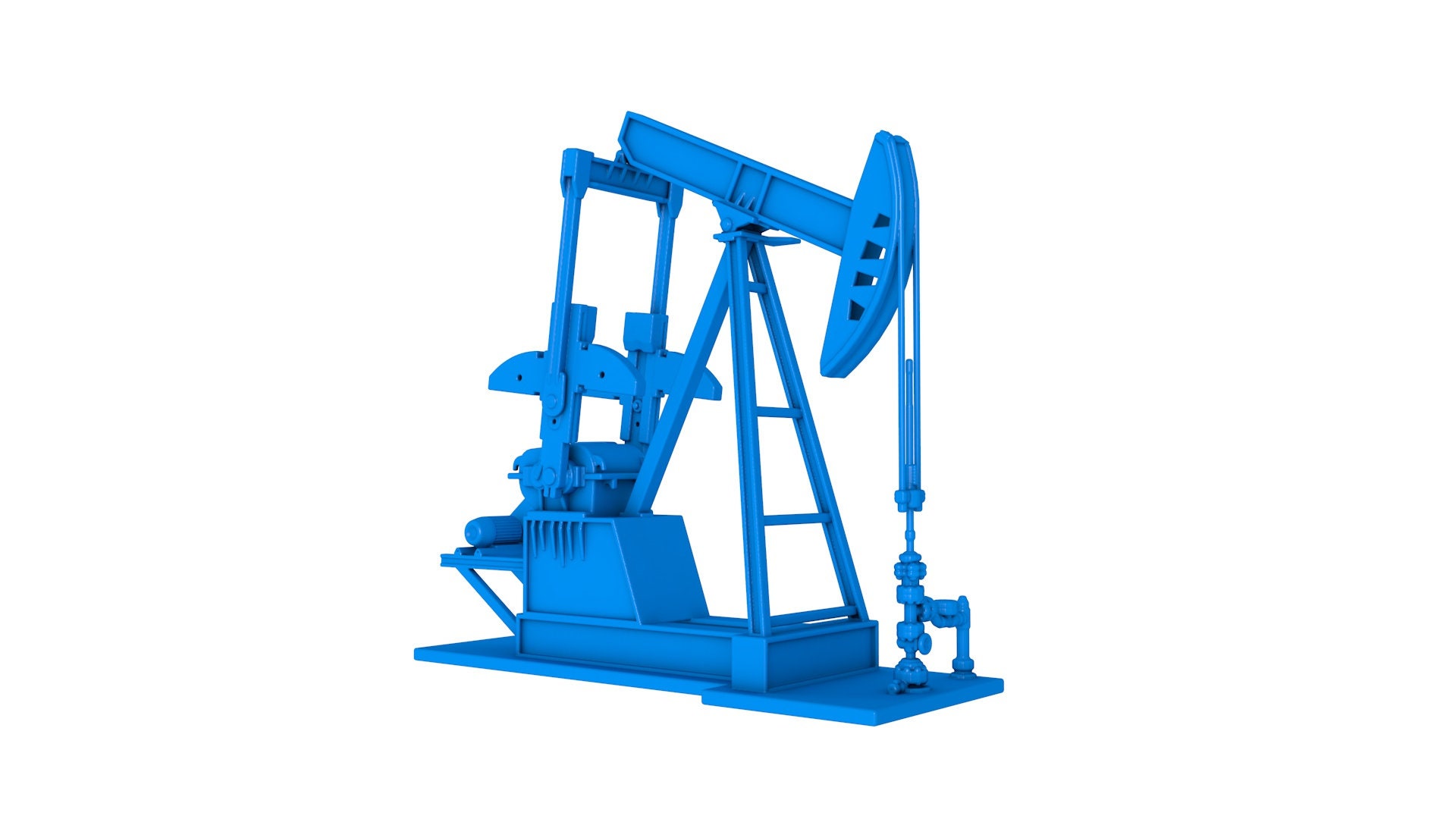 Oil Pump Jack Stl File / Printable Stl File Foprinters, Oil Pump Jack ...