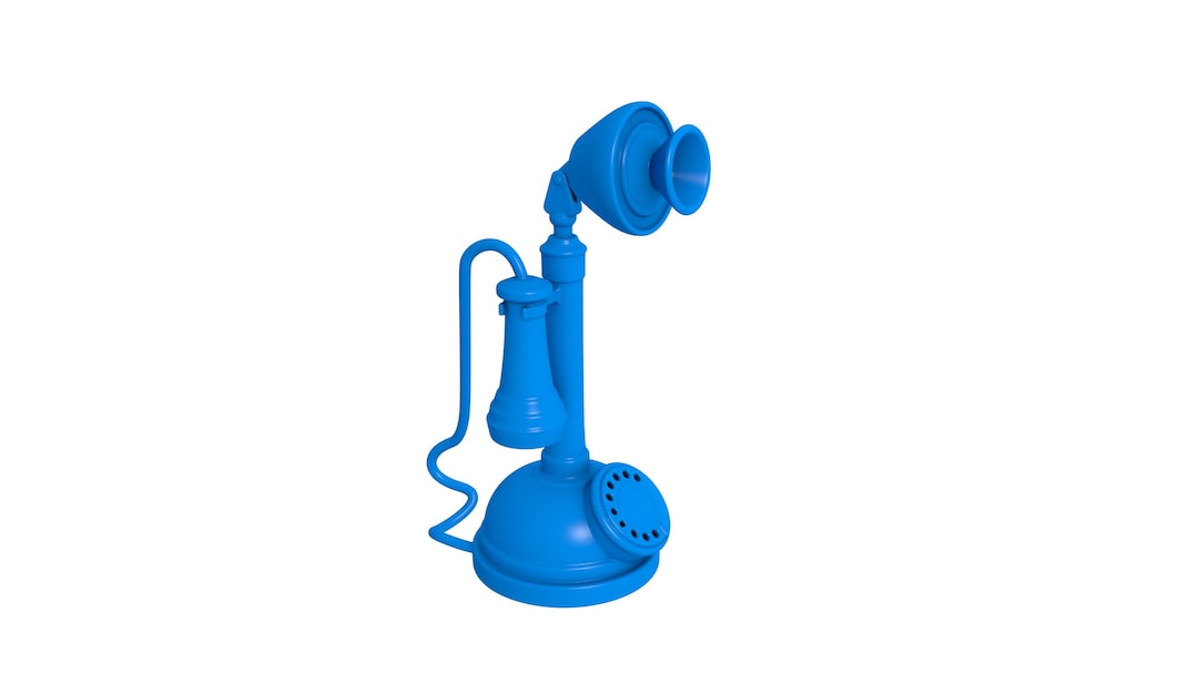 Retro Telephone Stl File / Rotary Phones Printers / Upright Telephone ...