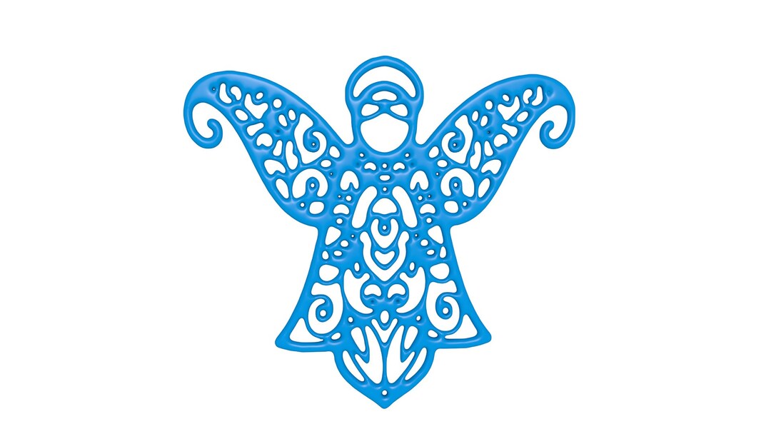 Christmas Angel Stl File / Printable Stl File for 3d Printers, Home ...