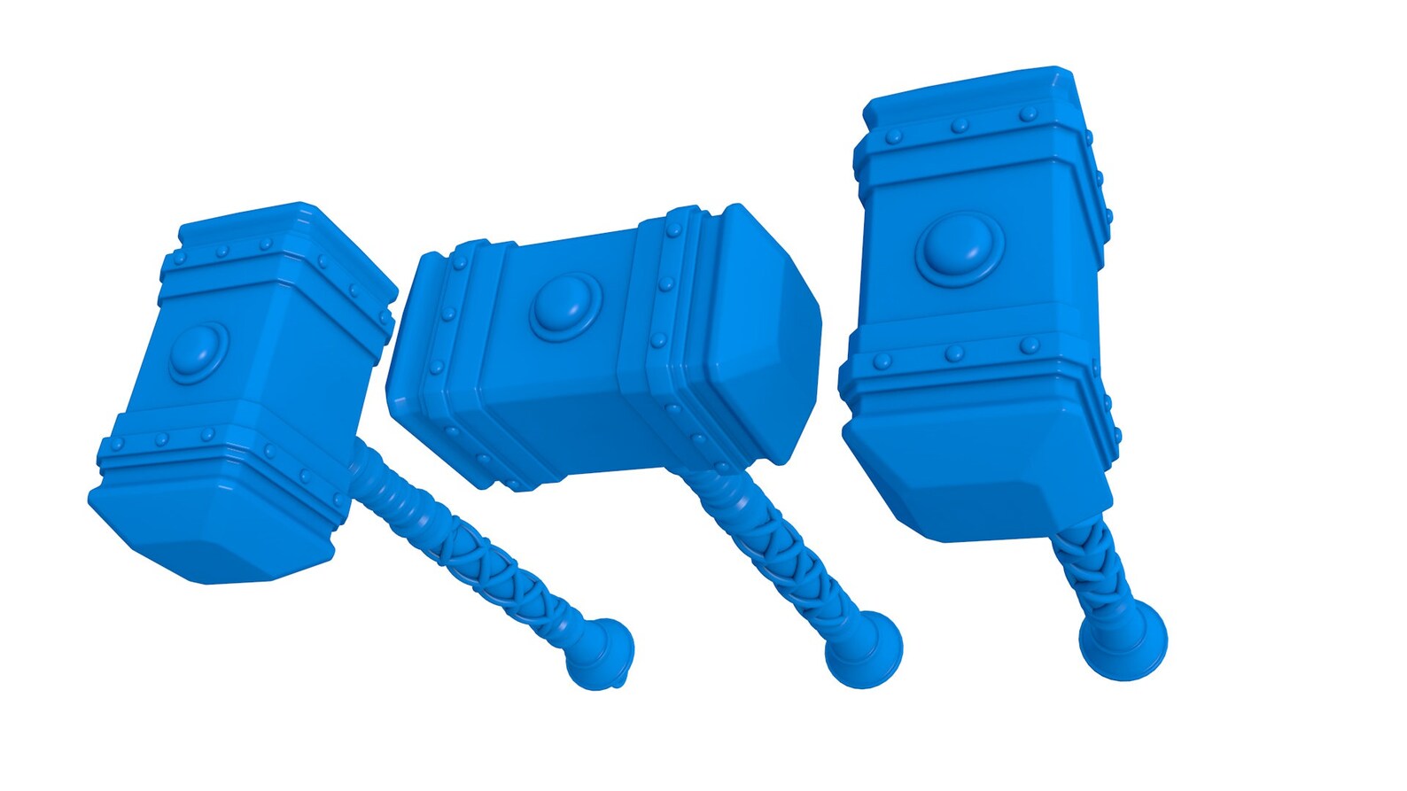 Battle Hammer Stl File / Printable Stl File Foprinters, Hammer Stl File ...