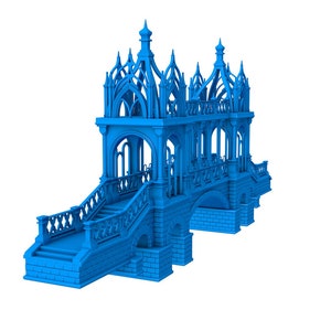 Gothic Bridge Stl File / Printable Stl File for 3d Printers, Plastic ...