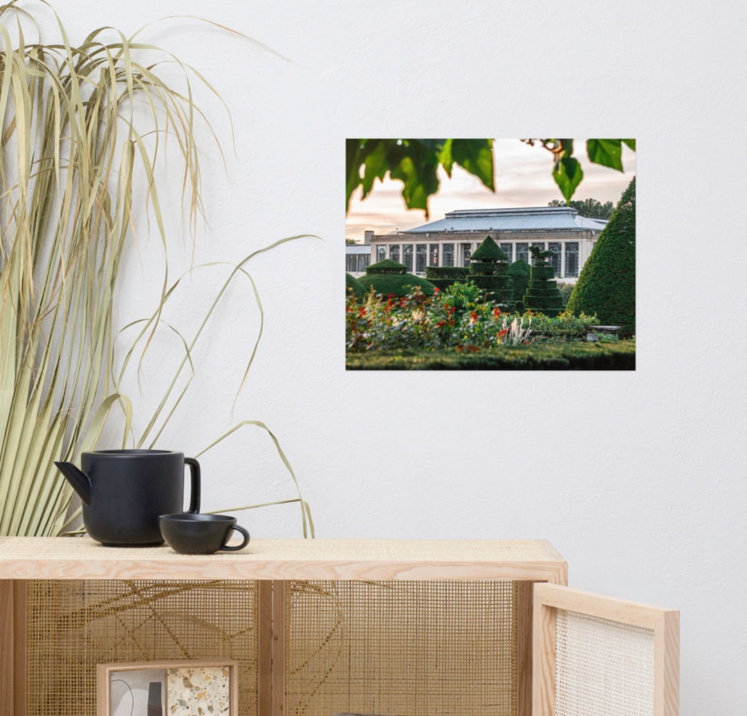 Art Print | Longwood Gardens, Conservatory and Hedge Maze | Museum ...