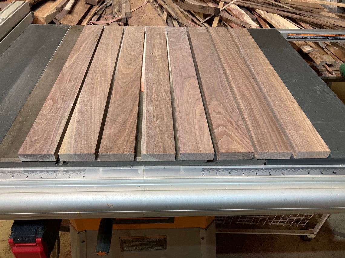 Black Walnut Slats 8 Pcs 3/4 X 2-1/2 X 25 S4S. | Etsy