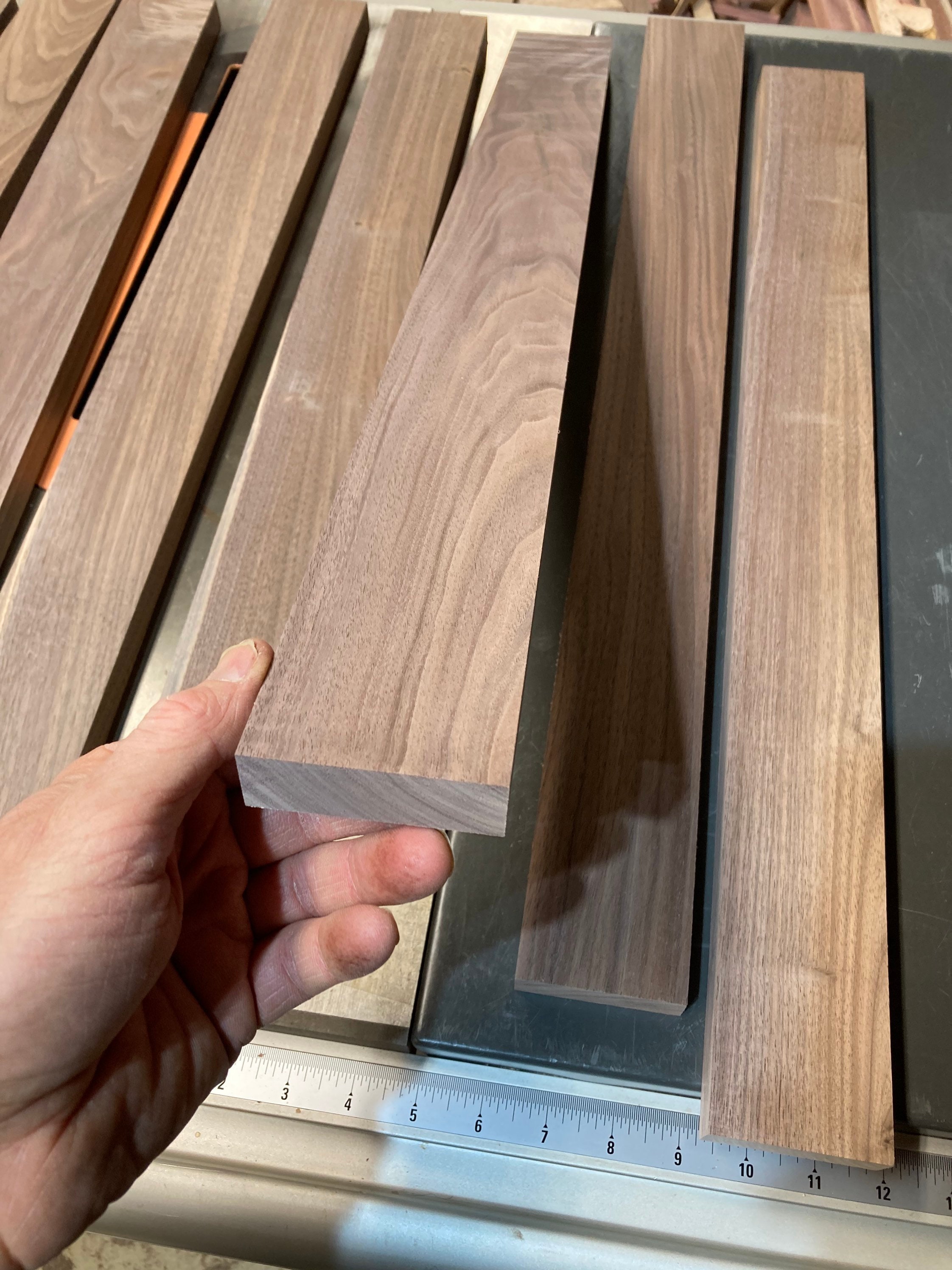 Black Walnut Slats 8 Pcs 3/4 X 2-1/2 X 25 S4S. | Etsy