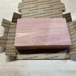 Aromatic Eastern Red Cedar Craft Boards, Six Boards at 1/4” X 5-1/4” X ...