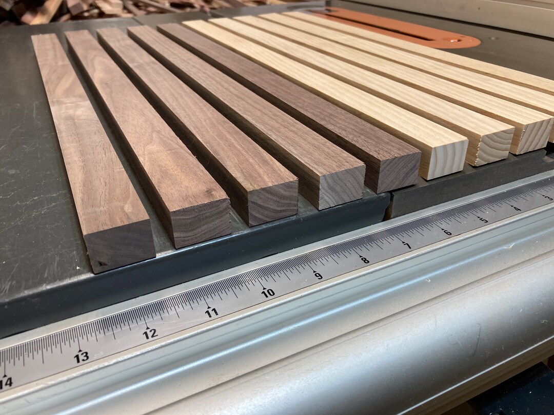 Black Walnut Slats, 30 Pieces at 3/4” X 1” X 30”, Surface Planed. - Etsy