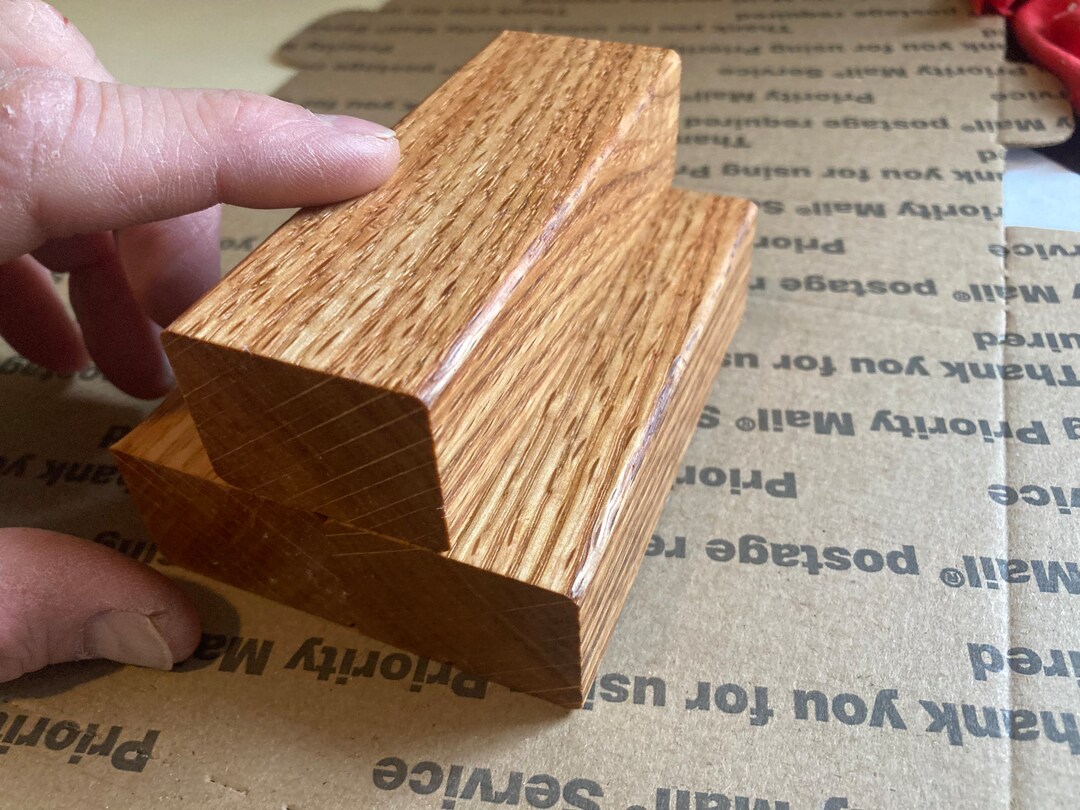 Red Oak Blocks, Three Pieces at 1-1/8” X 1-1/2” X 4”, Surface Planed ...