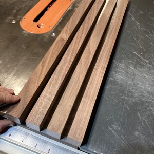 Thin Slats, Black Walnut, 3/4” X 3/4” X 24”, 4 Pieces Total, Surface ...