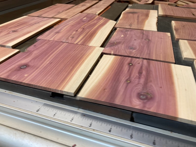 Eastern Red Cedar Craft Boards, Odd Lot Sizes, Some Defects. 1/4” Thick ...